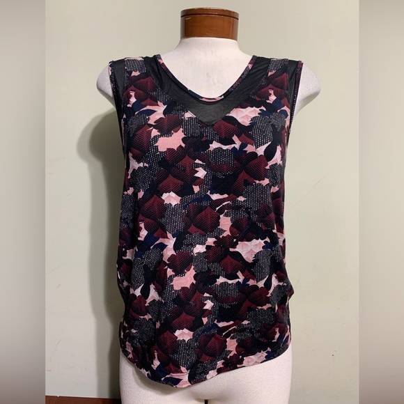 Anatomie | Tops | Anatomie Jackson Print Mesh Insert Top Ladies Small ...